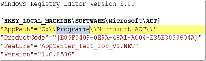 Bernd Kemmler - SharePoint experiences: Installation of Microsoft ACT